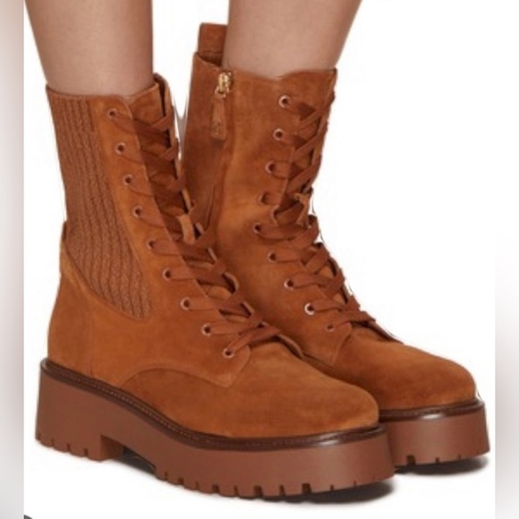 Sam Edelman | Shoes | Sam Edelman Evina Combat Platform Boot Size 9 ...